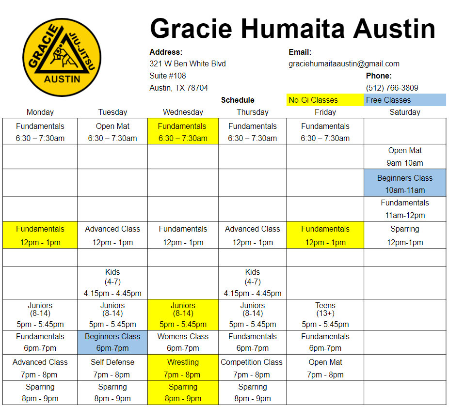 Gracie Humaita Austin
